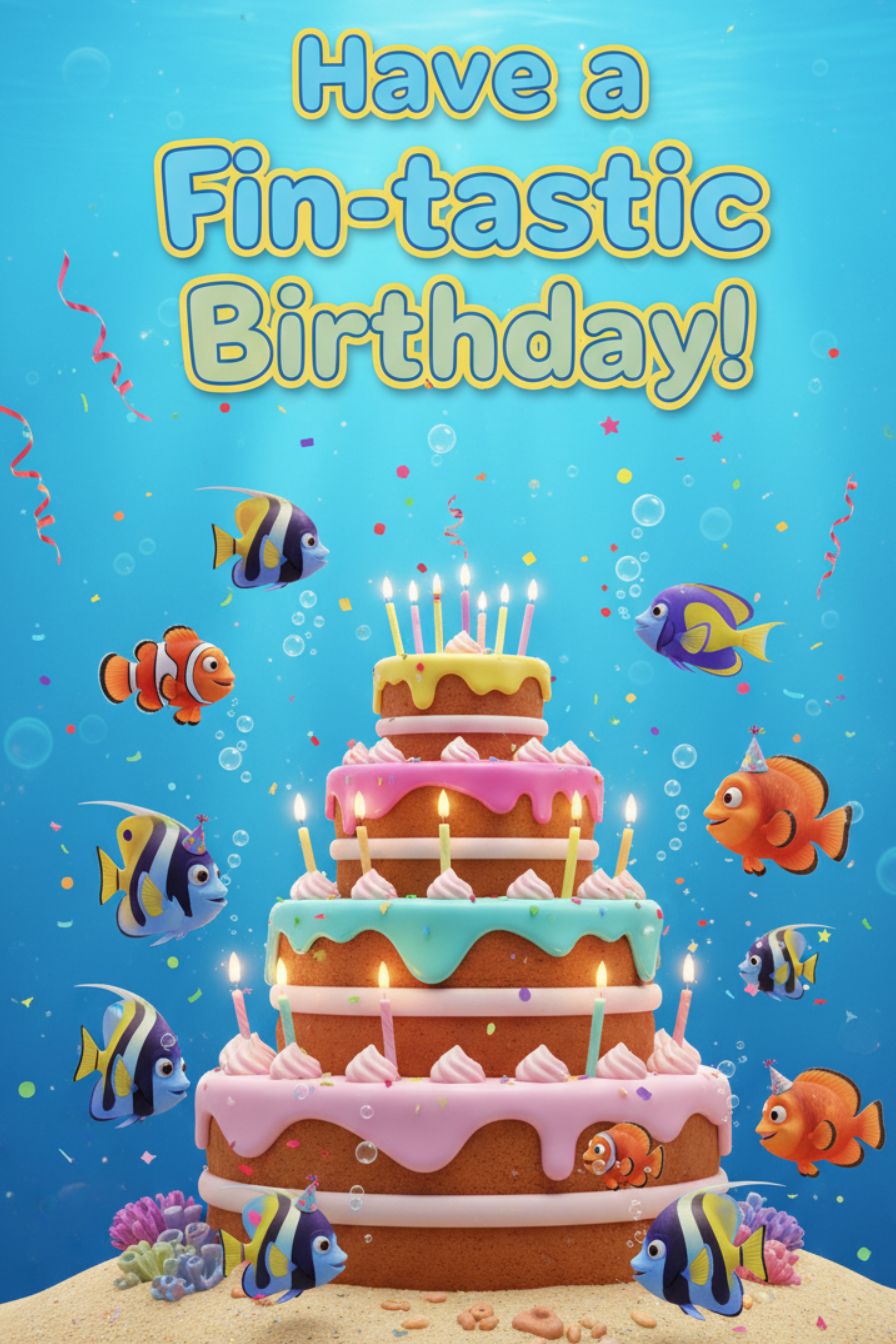 199 Birthday Fish Puns for Your Next Party